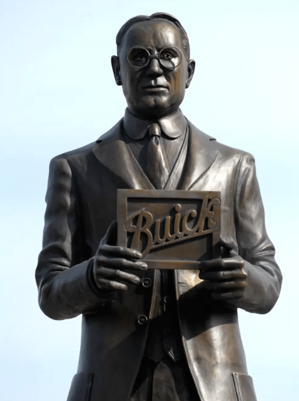 Statue David Buick | David Buick Statue by Back To The Bricks